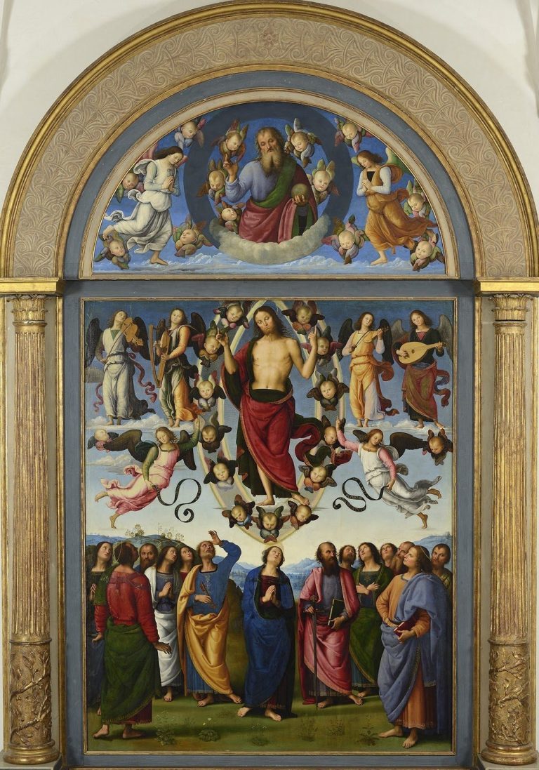 The Ascension of Christ Central panel and lunette of the main altarpiece | Nicholas Hall