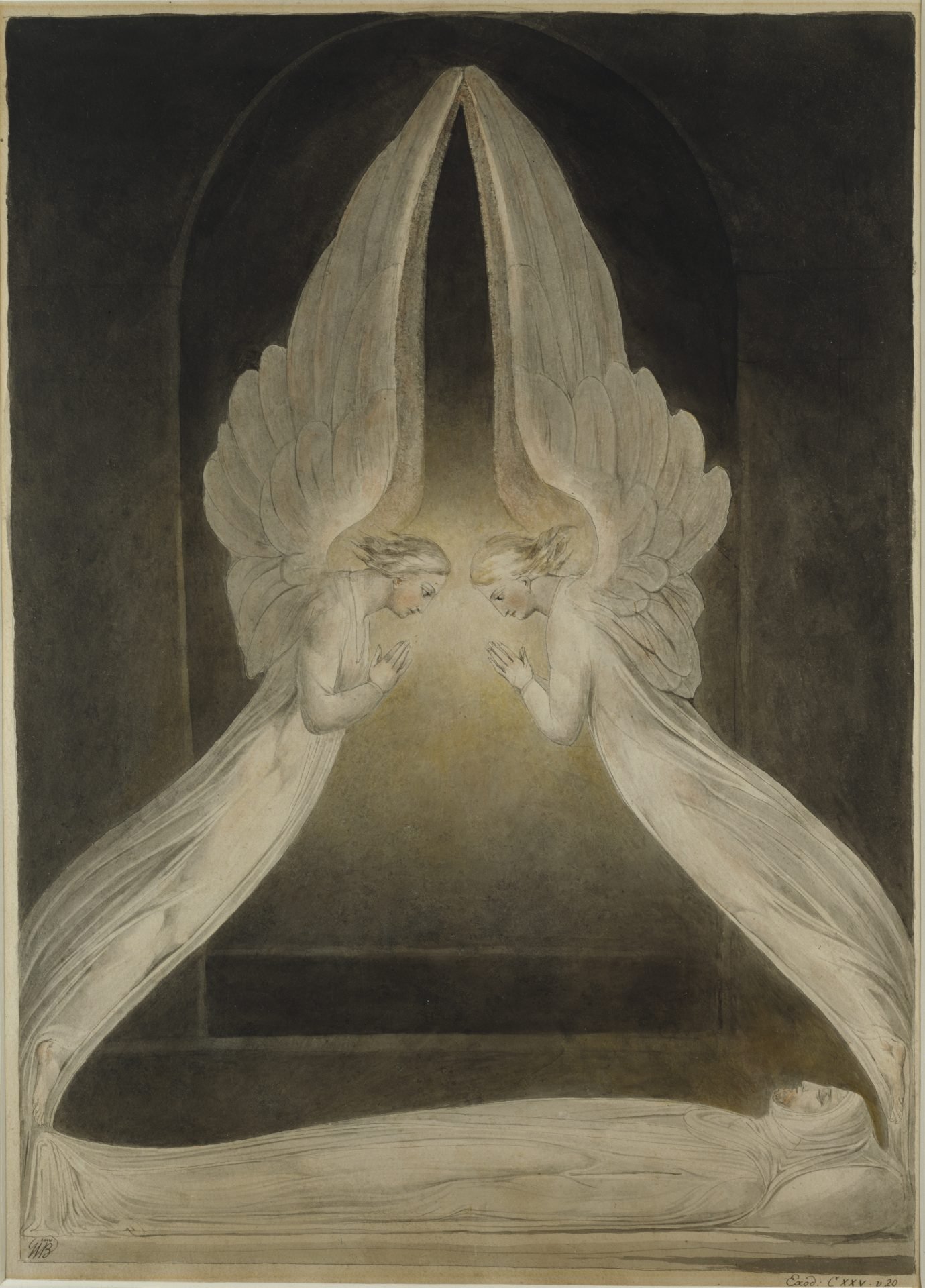 The Angels Hovering over the Body of Christ in the Sepulchre | Nicholas ...