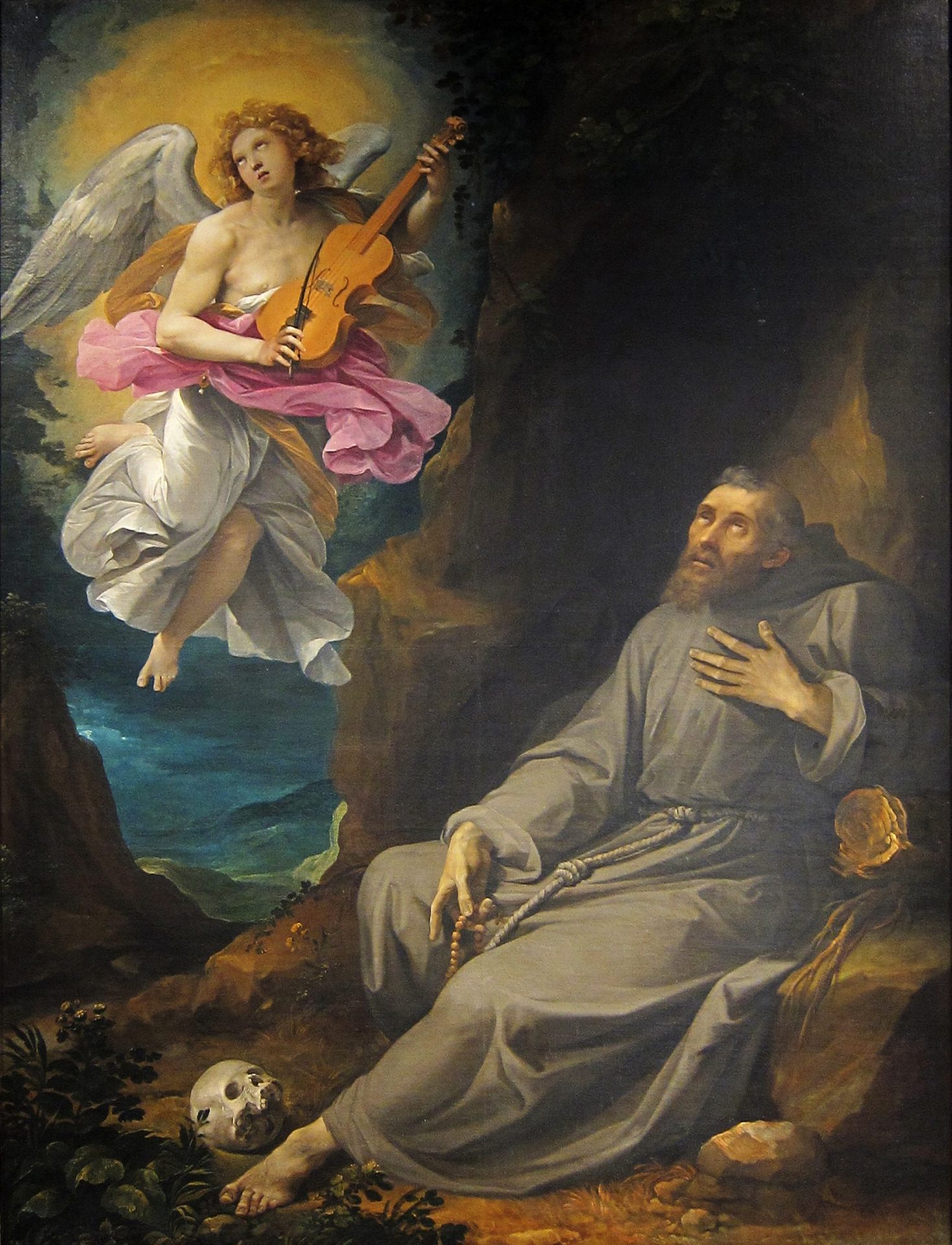 Saint Francis Consoled by an Angel | Nicholas Hall