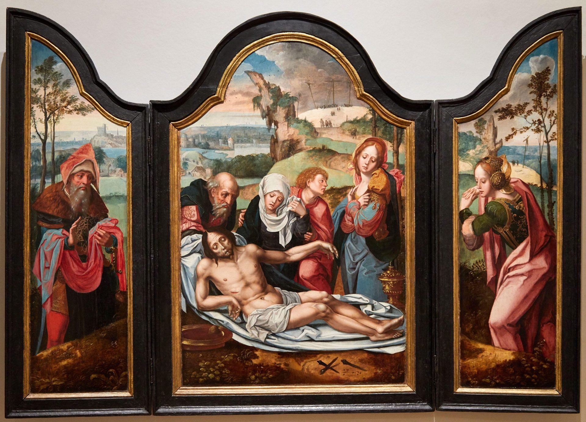 Lamentation over the Dead Christi triptych | Nicholas Hall