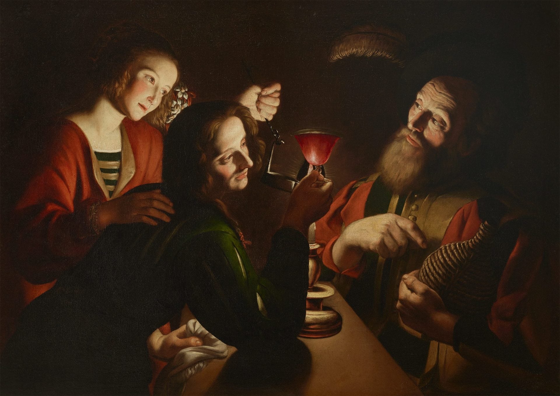 Tavern Scene by Candlelight | Nicholas Hall